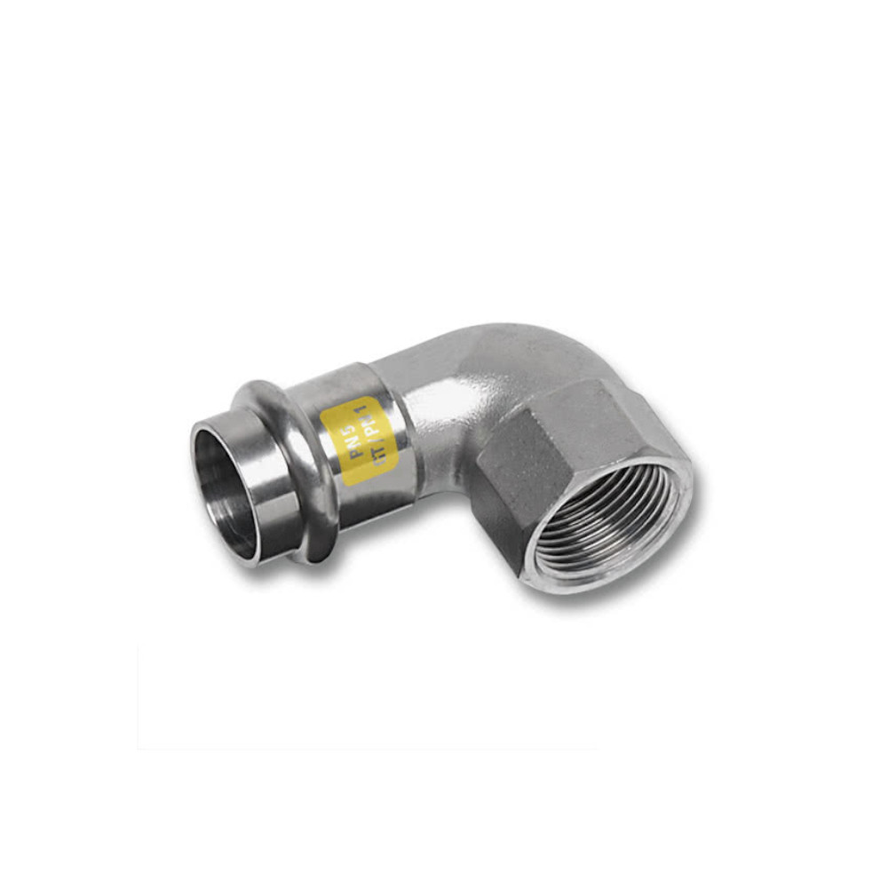 NiroSan Gas Elbow 90° F/F-thread - Ind Fittings