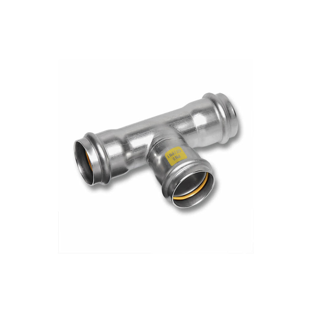 NiroSan Gas Tee - Ind Fittings