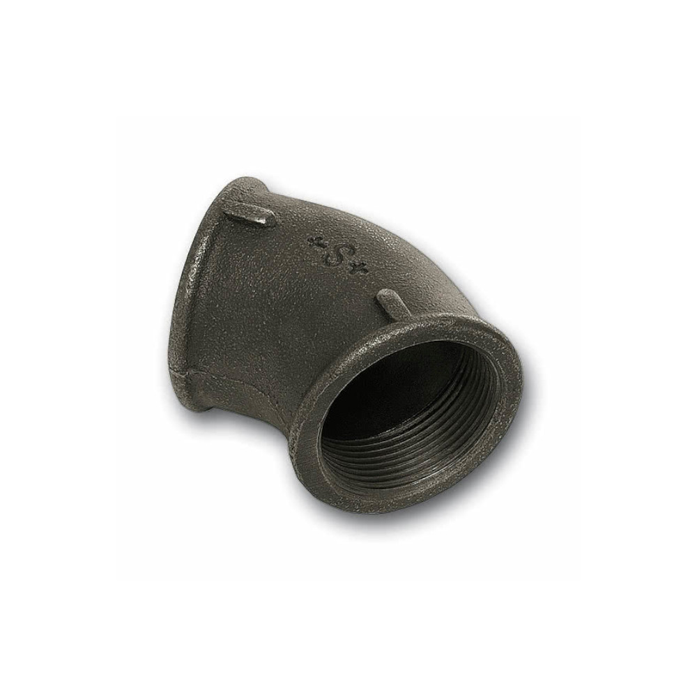 Black Elbow 45° - Ind Fittings