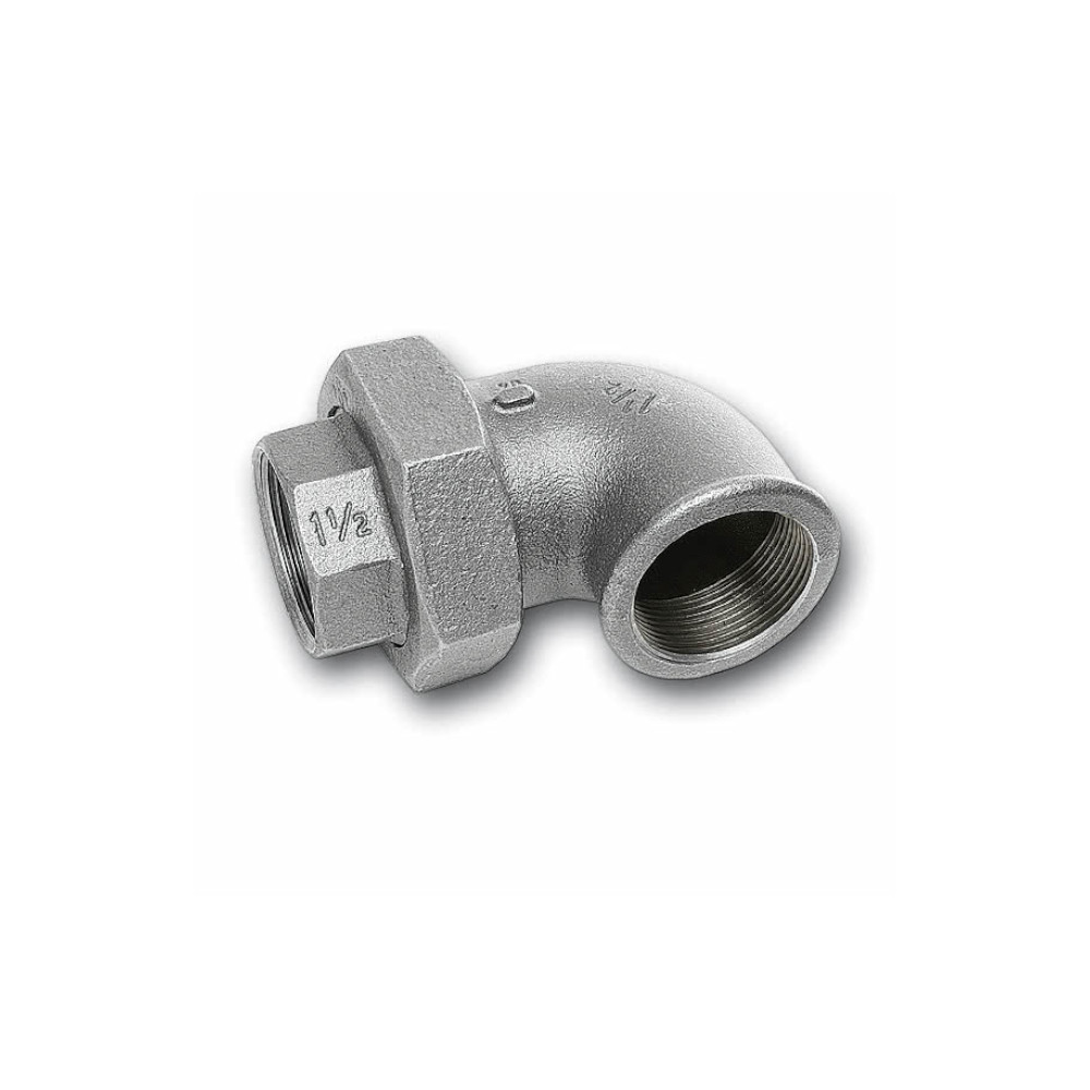 Galv. Union Elbow Galvanised - Ind Fittings