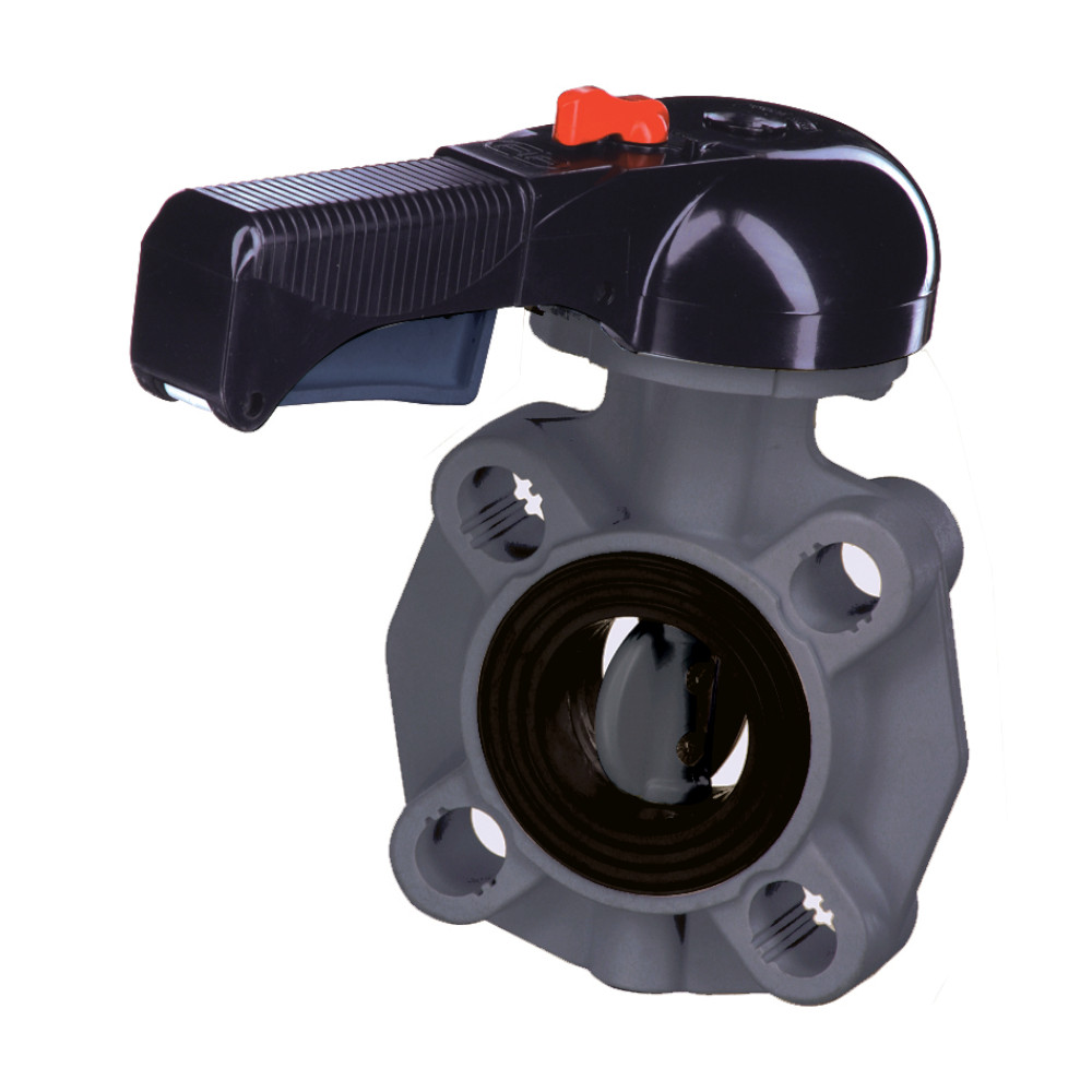 PVC FK Butterfly Valves - Lever Operated - Ind Fittings