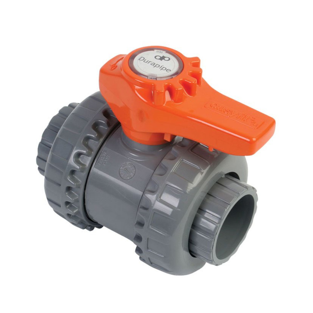 VXE Easyfit Double Union Ball Valves Manual - EPDM Seals - Ind Fittings