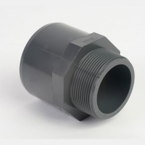 PVCu Adaptor Plain Female/BSP Threaded Male Spigot - Ind Fittings